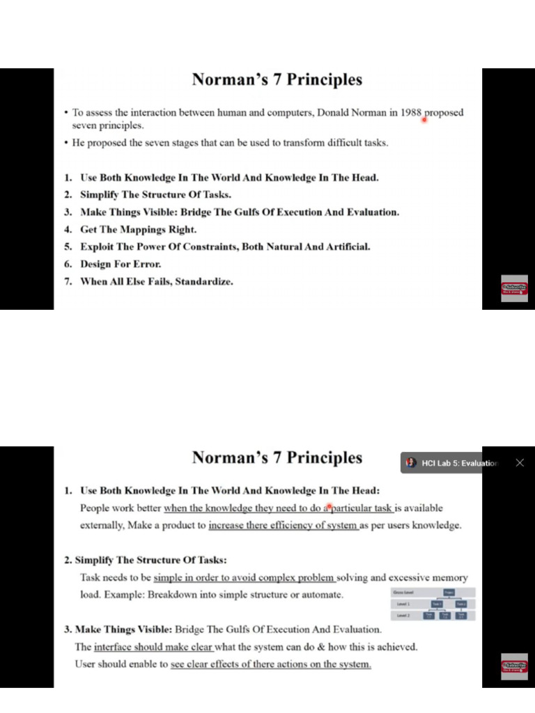 Normans 7 principles | PDF