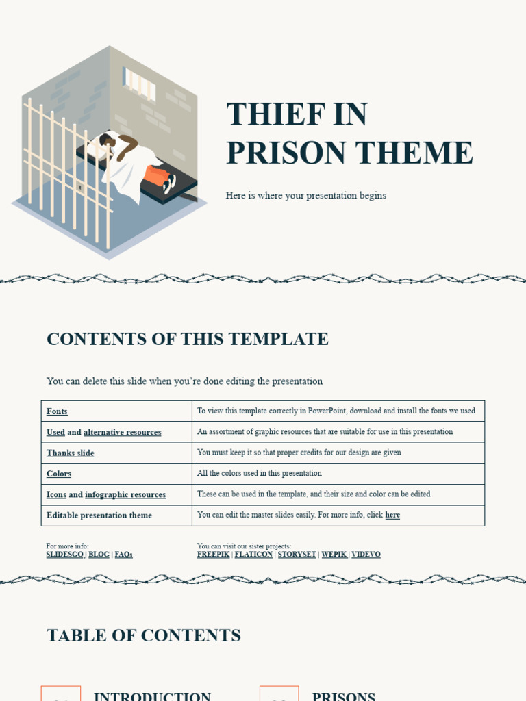 Thief in Prison Theme by Slidesgo | PDF | Planets | Mercury (Planet)