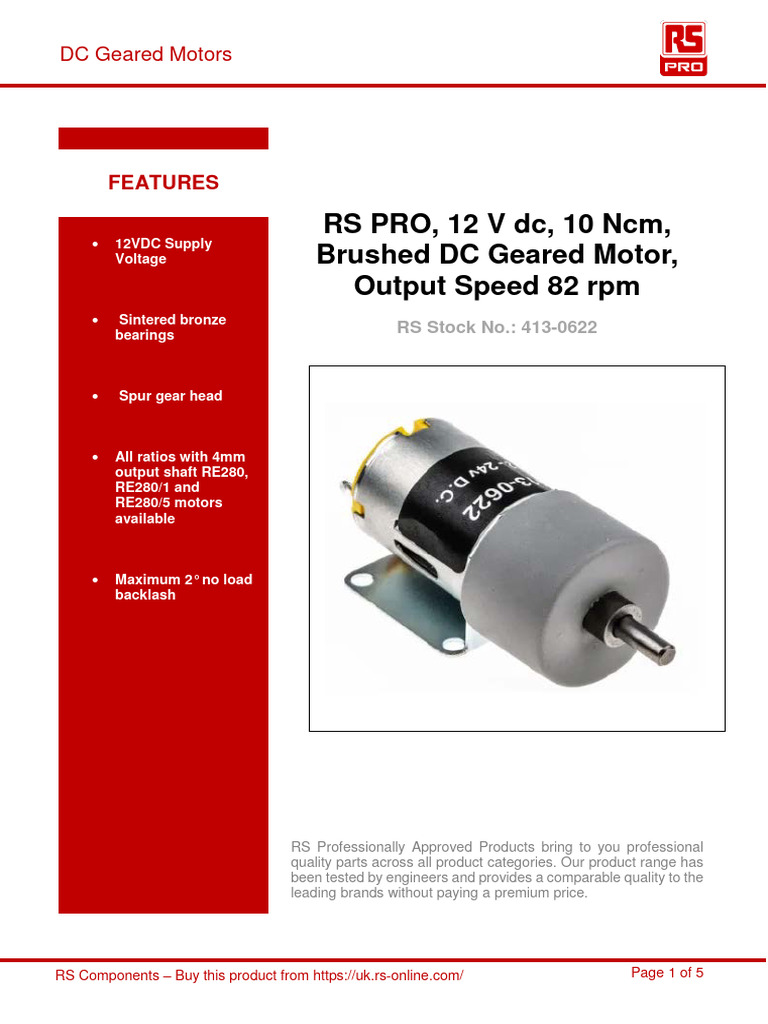 A700000007670016 (1) | PDF | Electric Motor | Gear