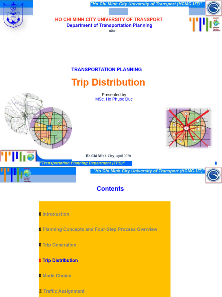 TDF - 5 Trip Distribution - Duc 2021 | PDF