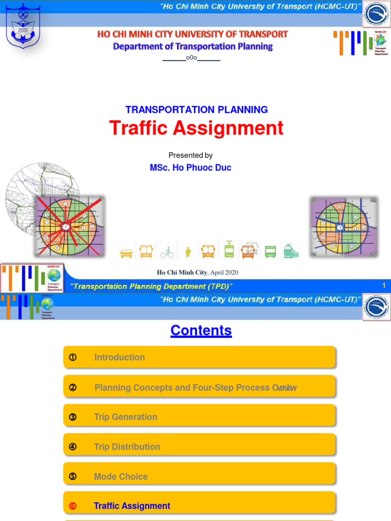 TDF - 7 Traffic Assignment_Duc_2021 | Download Free PDF | Algorithms | Simulation