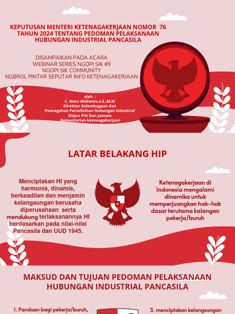 Bahan Hip Webinar Hrd Tanggal 5 Juni 2024 by Direktur Kpphi | PDF