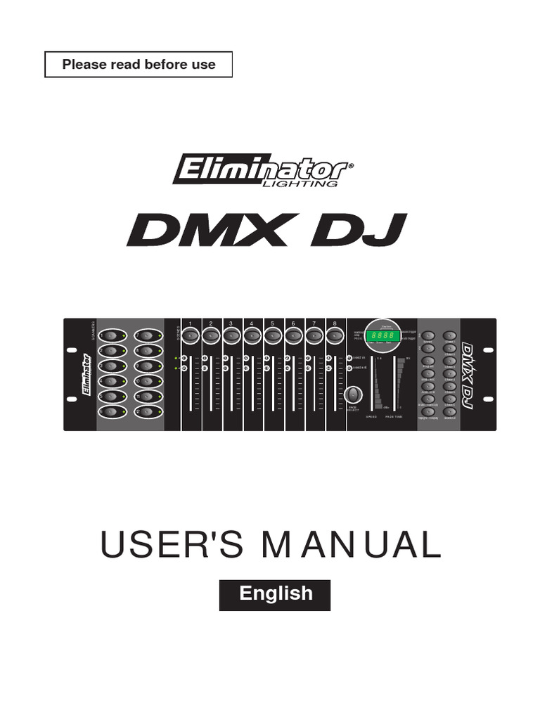 Eliminatör DMX Kontrol Desk | PDF | Electronics | Computing
