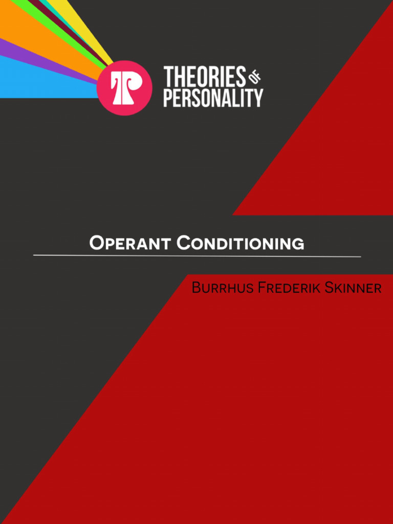 DigiPsych Operant Conditioning Burrhus Frederik Skinner | PDF