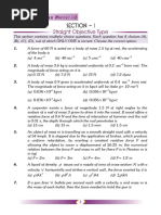 DPP - 04 - Circular Motion JEE Mains PYQ | PDF | Acceleration ...