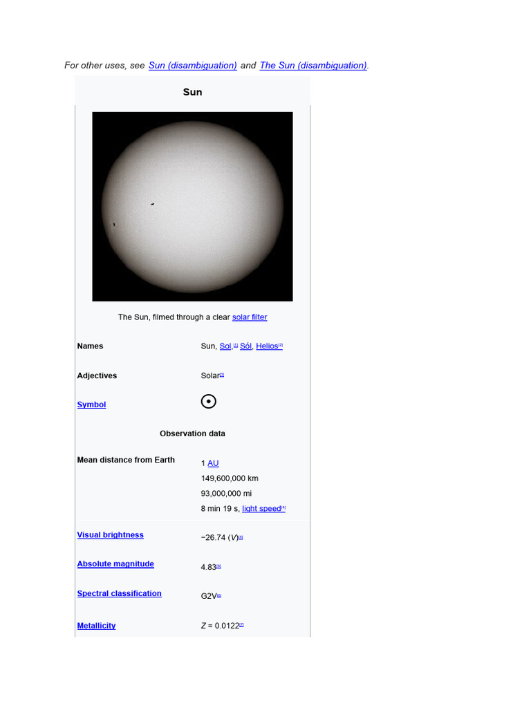 For Other Uses 1 | PDF | Sun | Stars