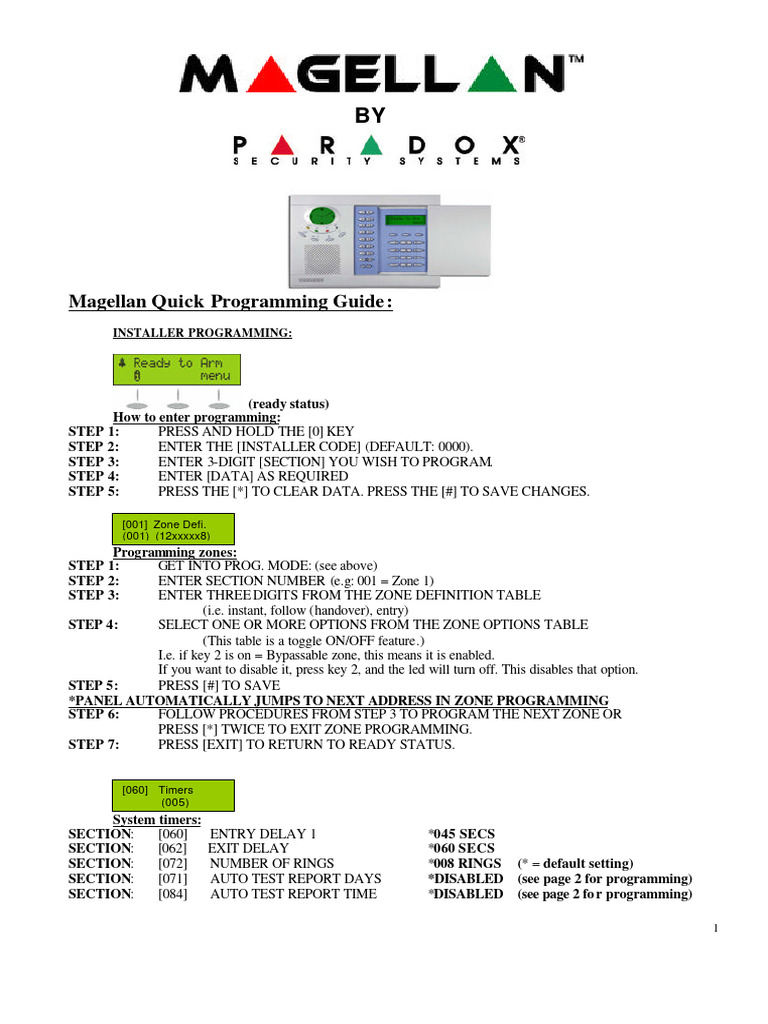 Magellan Quick Programming Guide | PDF | Telephone Number | Telephone Magellan Quick Programming Guide | PDF | Telephone Number | Telephone