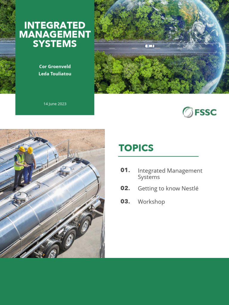 06a Integrated Management Systems | PDF | Business | Wellness