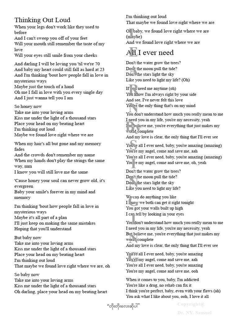 Aidan | PDF | Song Structure | Dawn