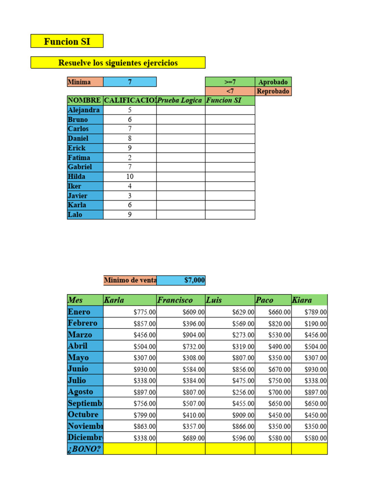 Ejercicios de Computacion | PDF