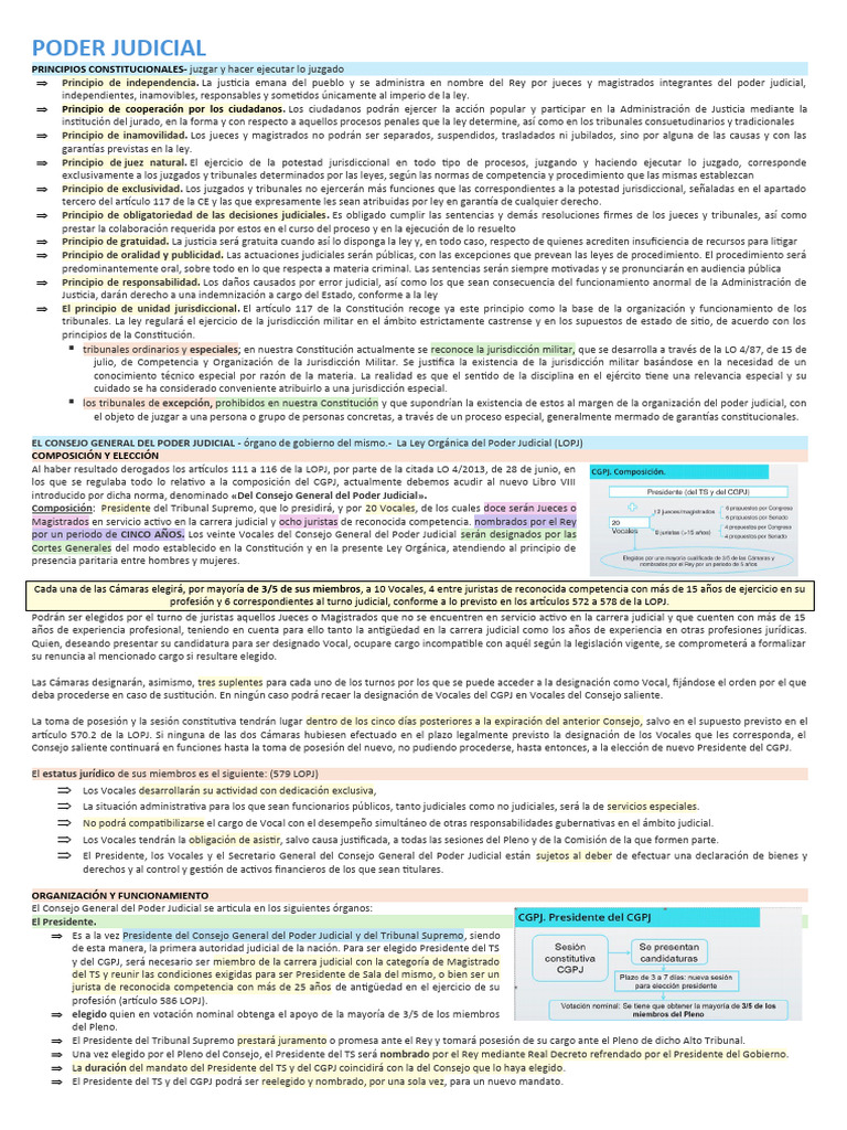 PODER JUDICIAL | PDF | Judicaturas | Comisión Europea
