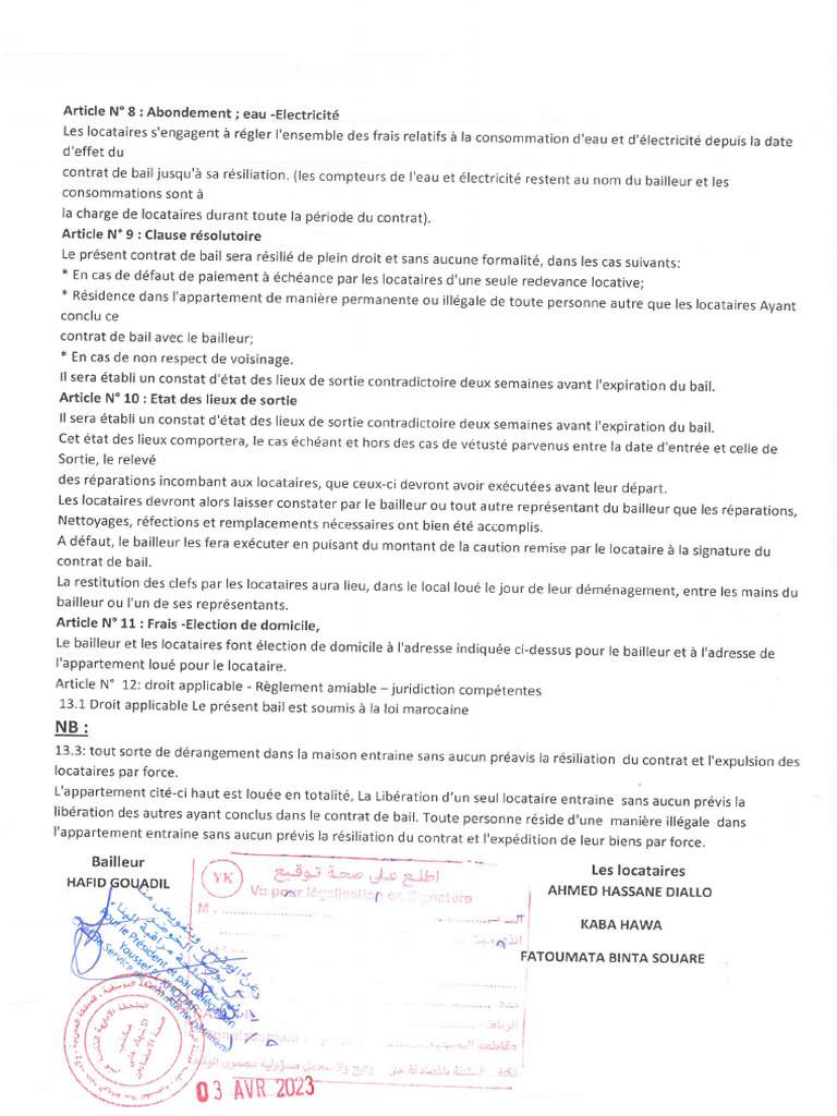 Contrat | PDF
