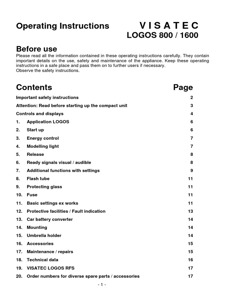 Visatec Manual Logos | PDF | Flash (Photography) | Radio