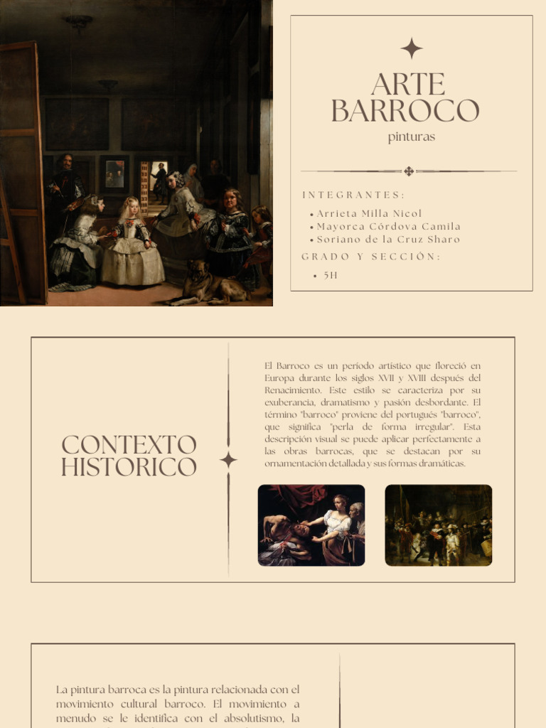 Arte Barroco - Grupo 2 | PDF | Pinturas | Barroco