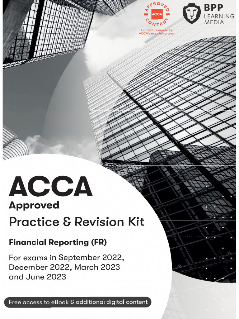 F7 Revision Kit BPP 2023 Final | PDF | International Financial Reporting Standards | Spreadsheet