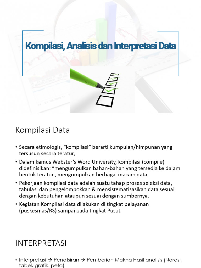 Kompilasi, Analisis Dan Interpretasi Data (Genap 2023-2024) | PDF