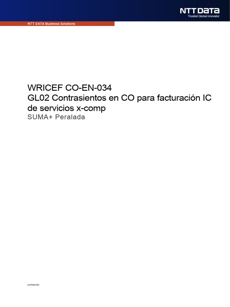 CO-EN-034 GL02 Asiento Preparatorio en CO para Fact IC Servicios X-Comp V2 | PDF