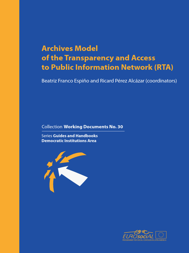 Archives Model of the Transparency and Acces to Public Information Network | Download Free PDF ...