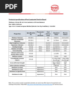 Datasheet | PDF | Plywood | Materials