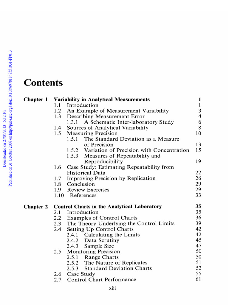 Measurement System Stat | Download Free PDF | Errors And Residuals | Sample Size Determination