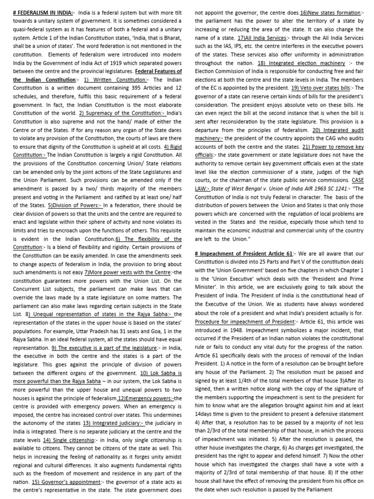 0701 Constitutional Law Ii Download Free Pdf Pardon Government Of India 