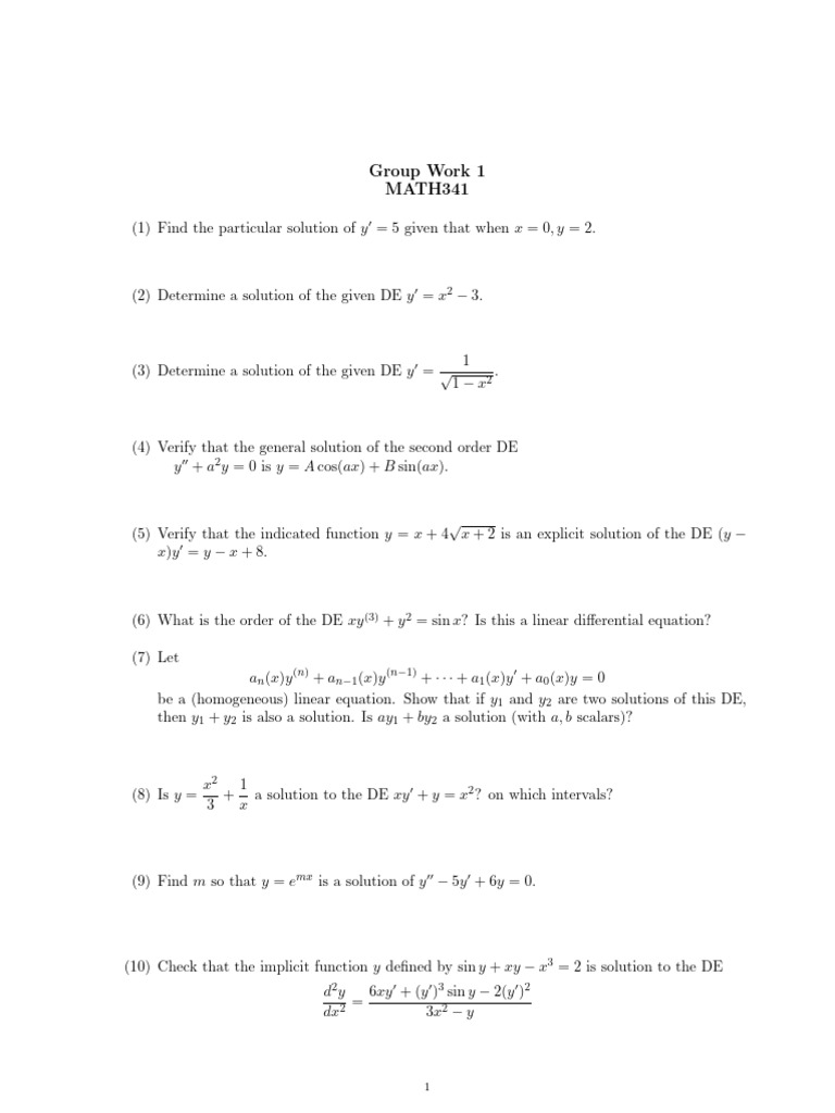 Group Work 1 1 Pdf Function Mathematics Mathematical Physics 1735