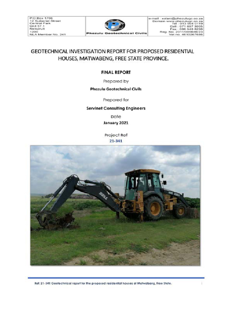 Geotechnical Report-compressed Check | PDF Geotechnical Report-compressed Check | PDF