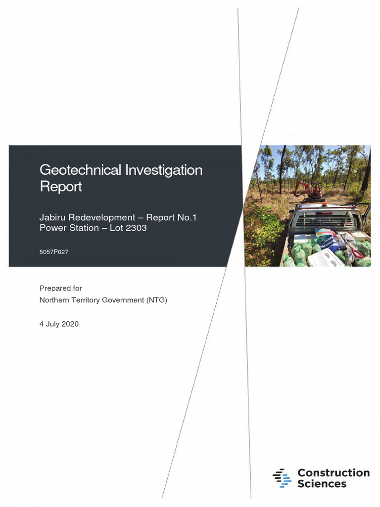 Geotechnical Investigation Report 04-06-2024 | PDF | Geotechnical ...