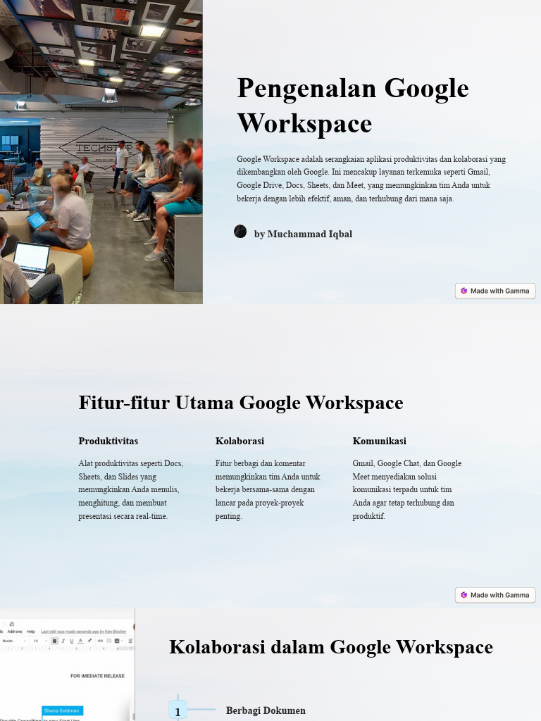 Pengenalan-Google-Workspace | PDF