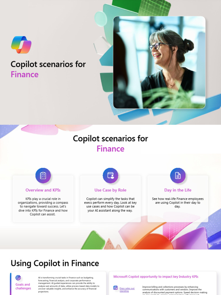 Copilot Scenarios For Finance | PDF | Performance Indicator | Microsoft ...