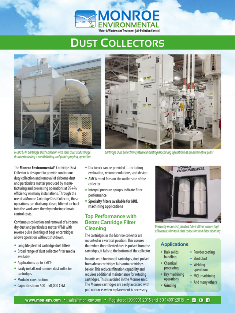 Dust_Collector_Environmental control system | Download Free PDF | Duct ...