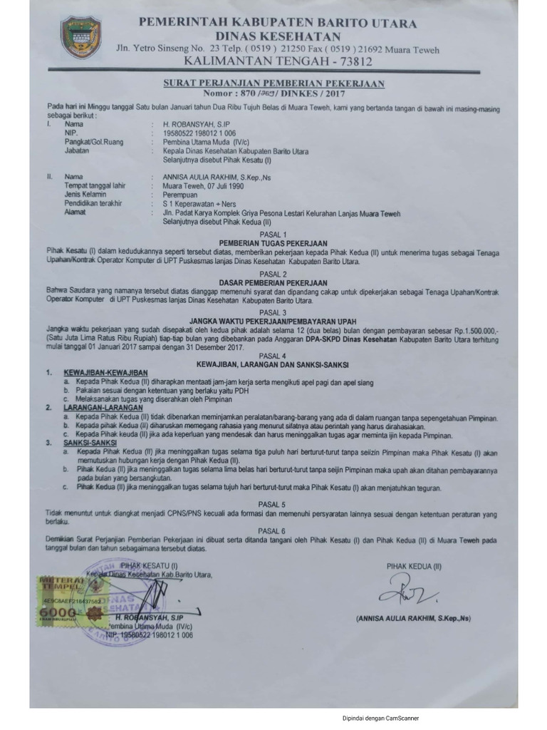 SK 2017 Annisa | PDF