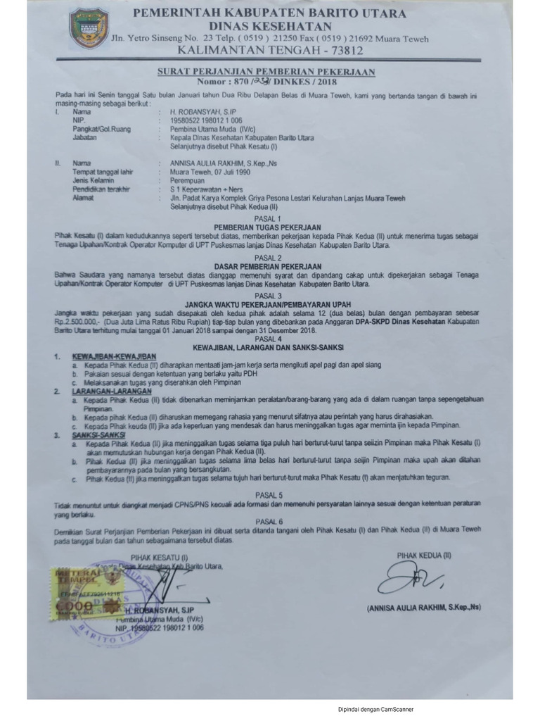 SK 2018 Annisa | PDF