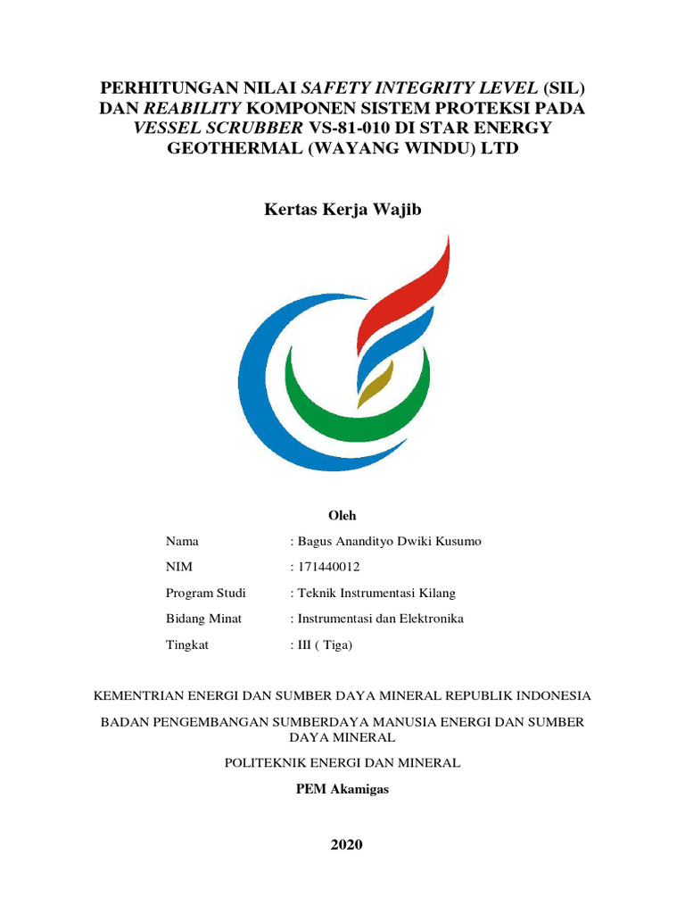 BAGUS ANANDITYO DWIKI KUSUMO-INS III-KKW-2020 | PDF