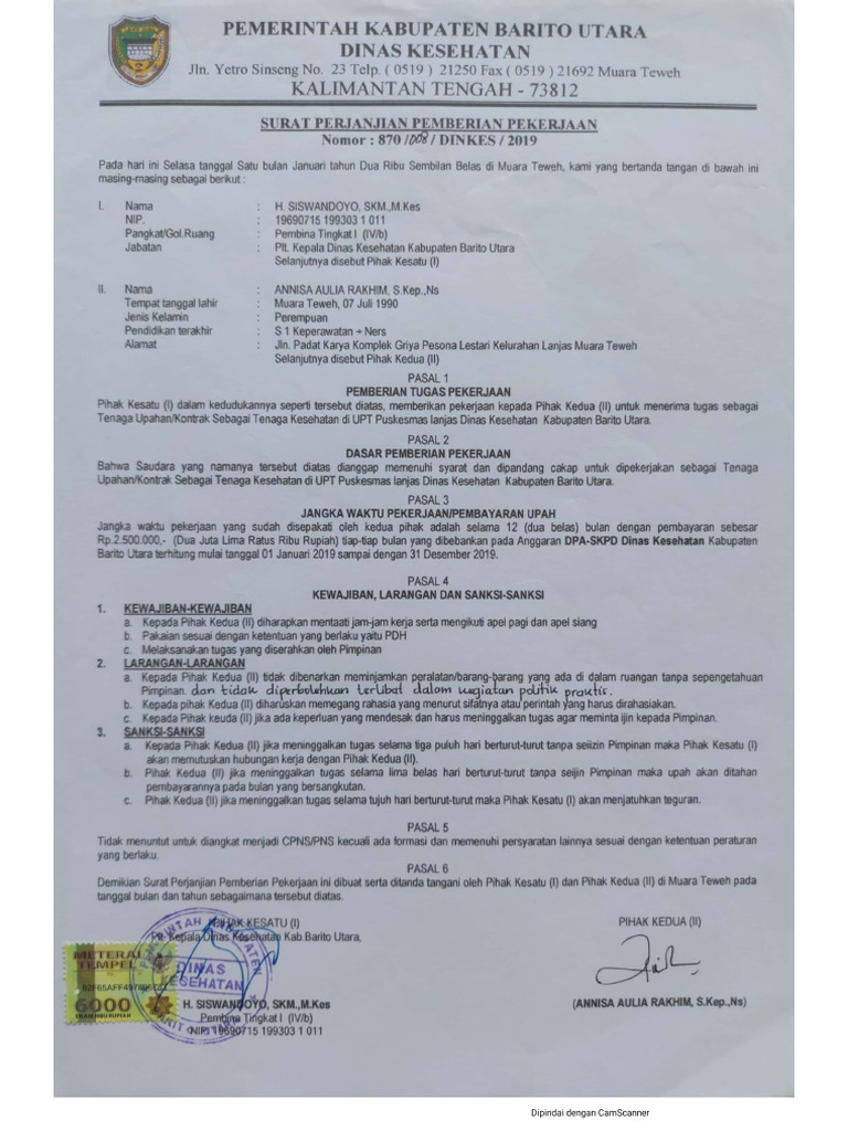 SK 2019 Annisa | PDF