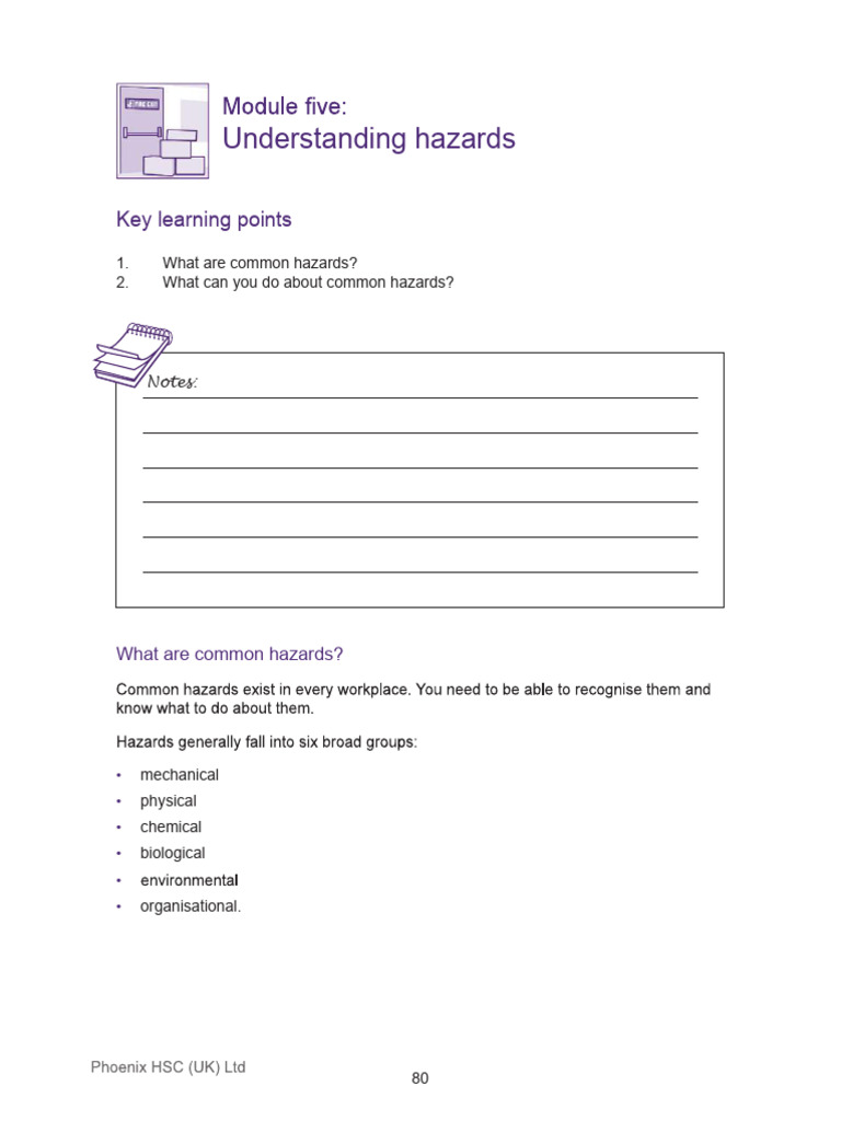 IMS Module 5 | PDF | Hazards | Occupational Safety And Health