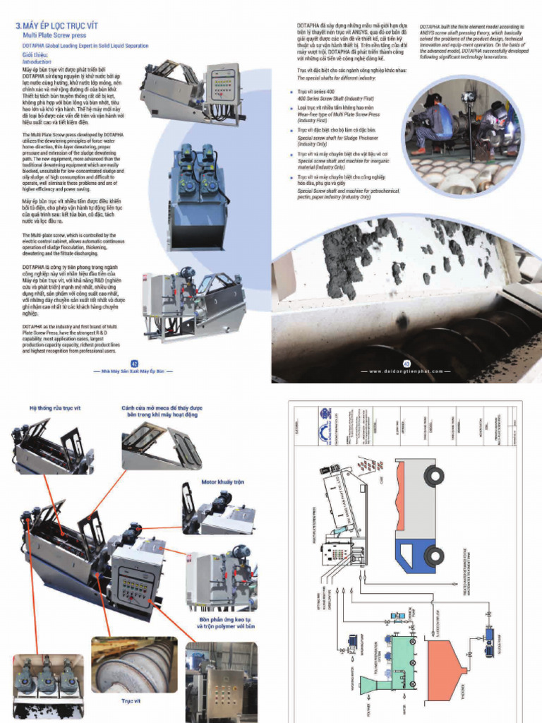 CTL - MAY EP BUN - VIETNAM - ĐẠI ĐỒNG TIẾN PHÁT - TRỤC VÍT | PDF
