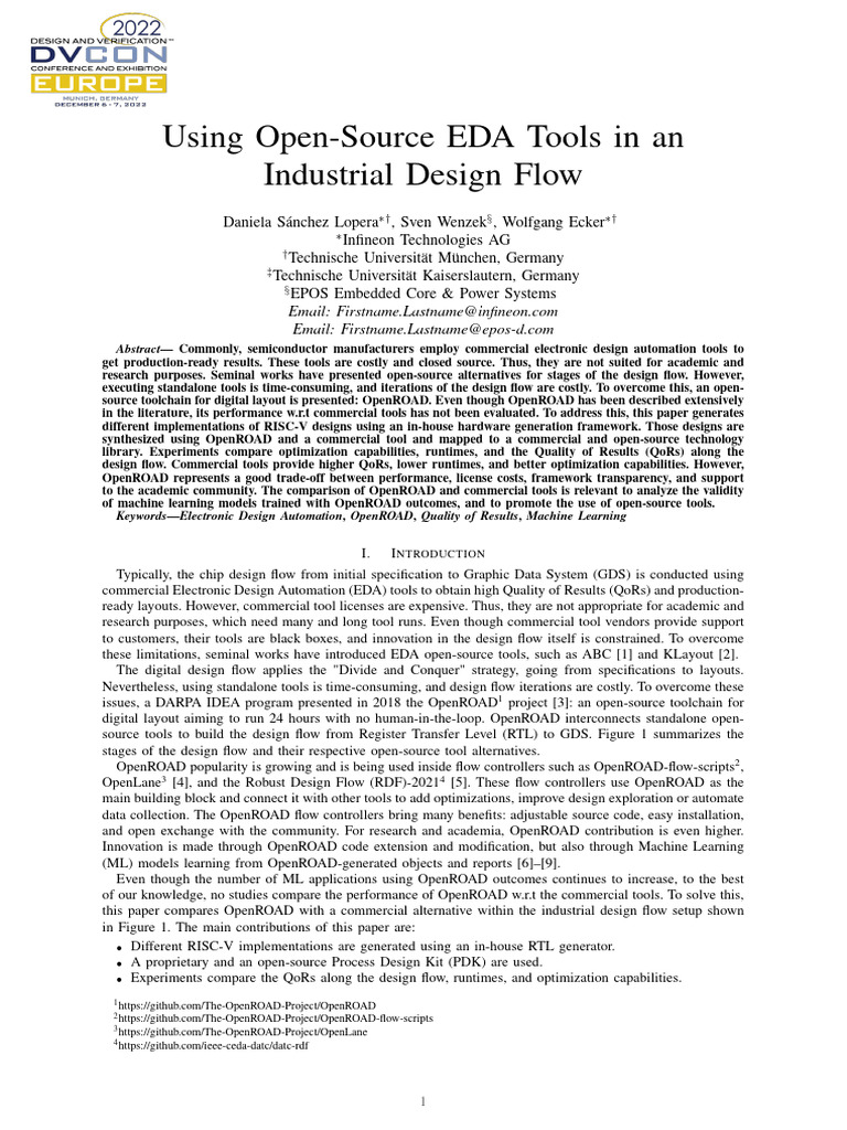 Opensource EDA | Download Free PDF | Electronic Engineering | Computing