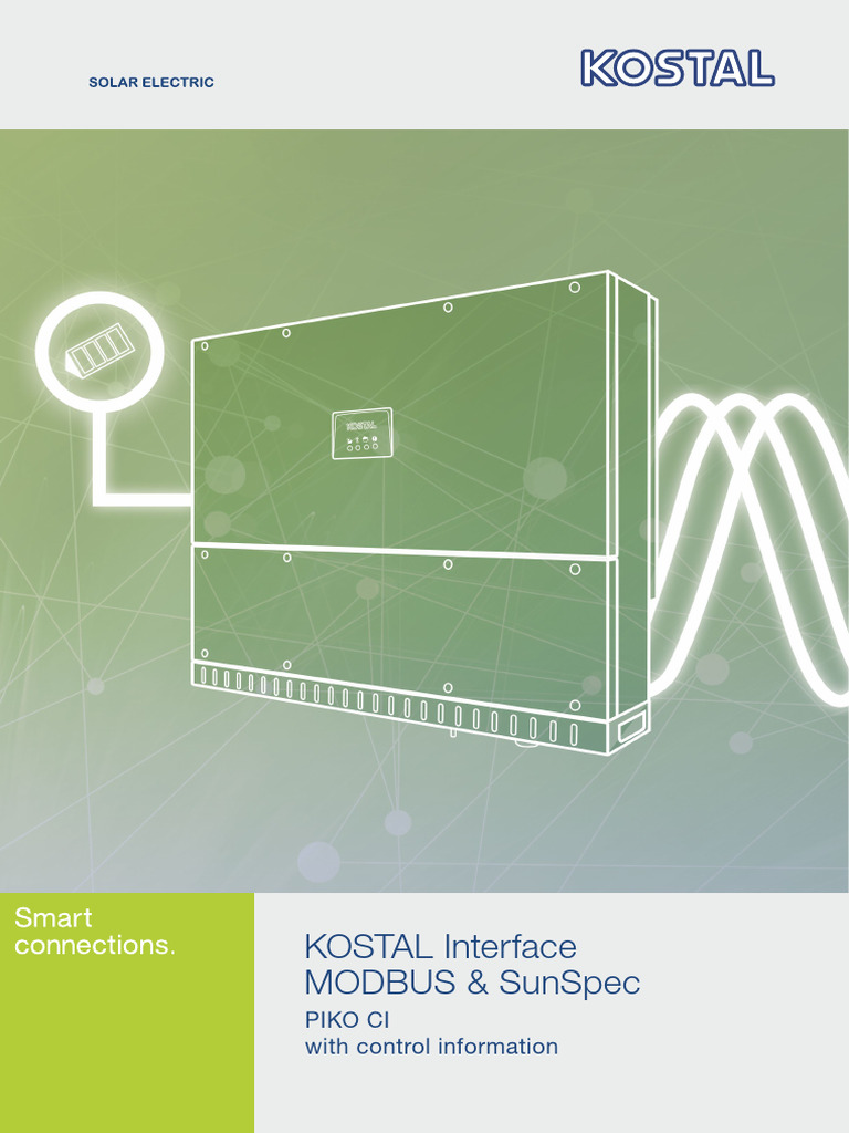 KOSTAL MODBUS & SunSpec Guide | PDF | Internet Protocol Suite | Osi Model