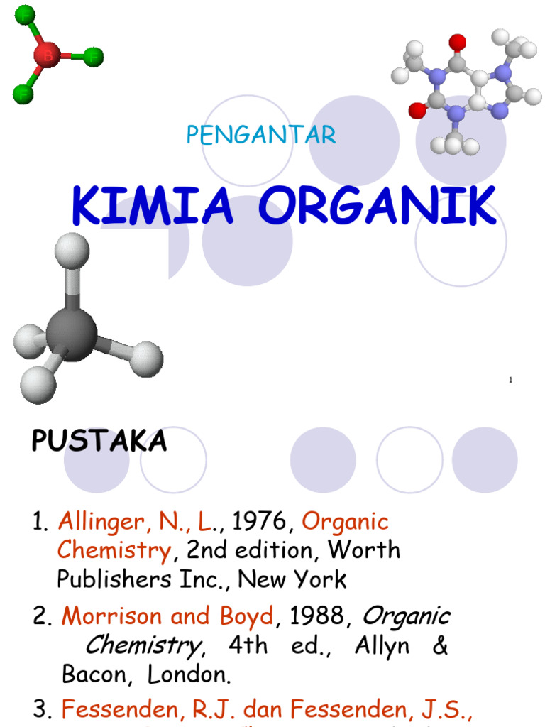 Pengantar Kimia Organik 07032024 | PDF