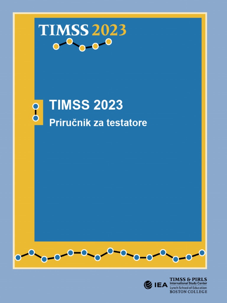 TIMSS 2023 Priručnik Za Testatora | PDF