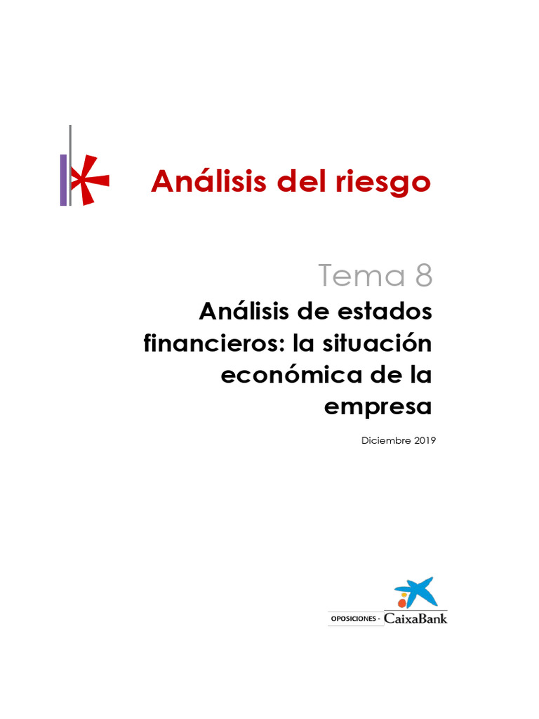 Tema 8 Analisis Del Riesgo | PDF | Rentabilidad sobre recursos propios | Business