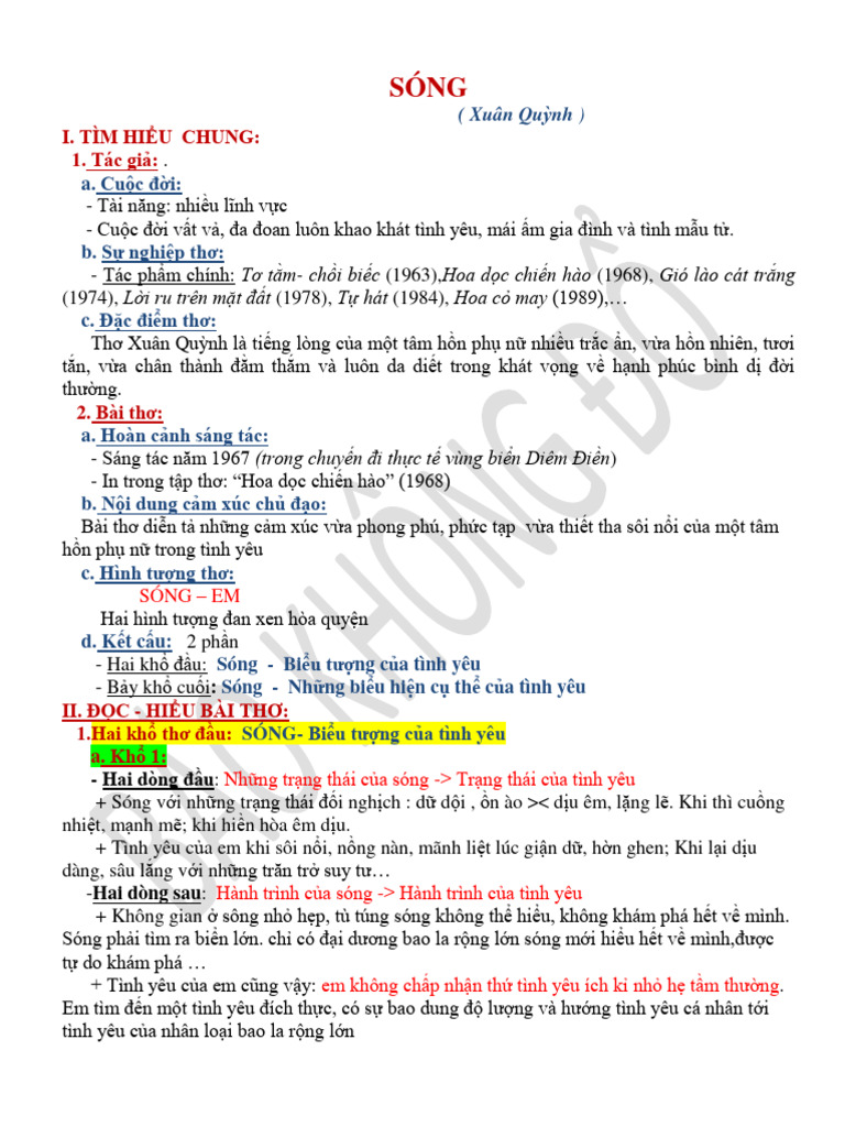 GHI CHÉP VỞ-SÓNG | PDF