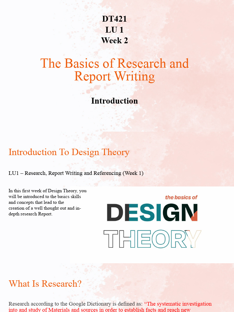 DT411 Week 2 LU1 | PDF | Information | Bibliography