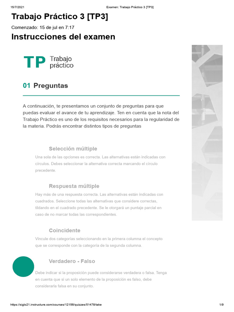 Examen_ Trabajo Práctico 3 [TP3]Estadistica_II | Descargar gratis PDF | Distribución Cuadrada ...
