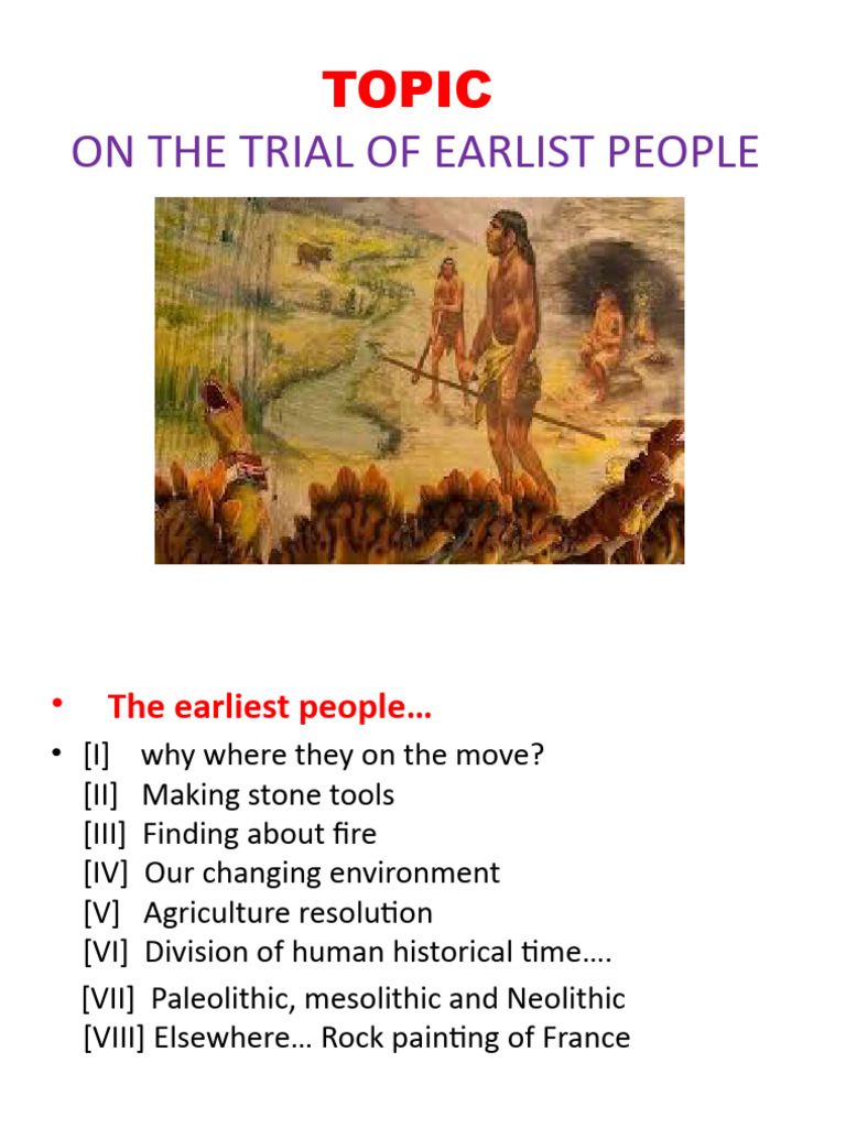 Slide show-NVS Teacher | PDF | Paleolithic | Hunter Gatherer