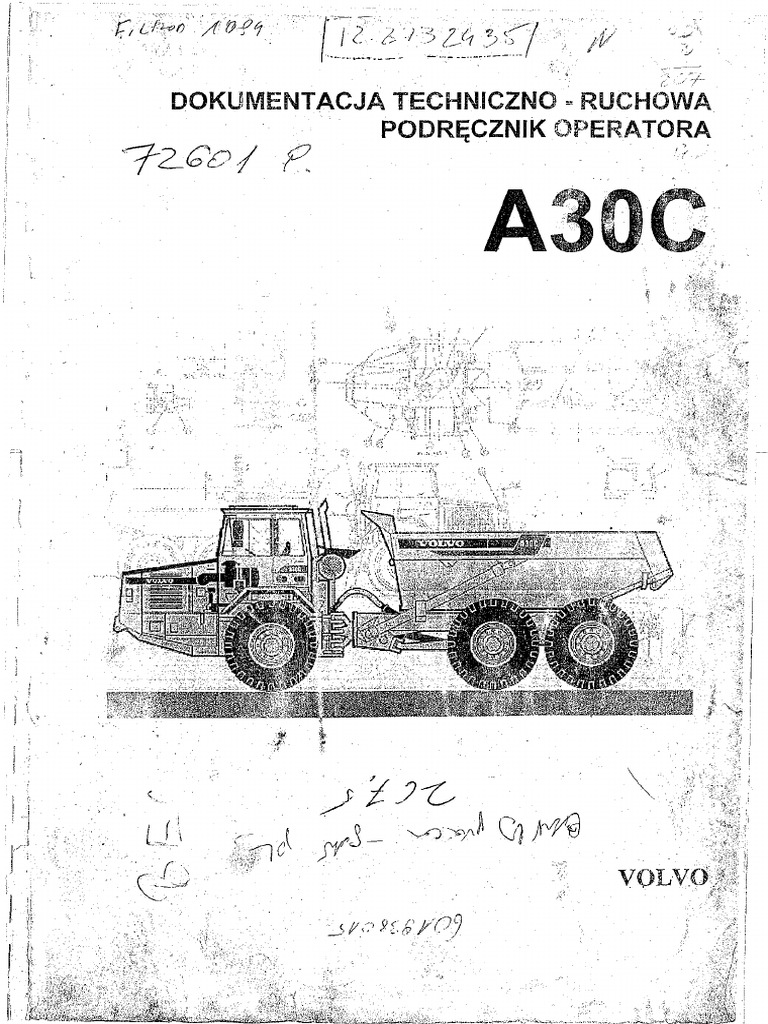 DTR - Volvo A30c | PDF