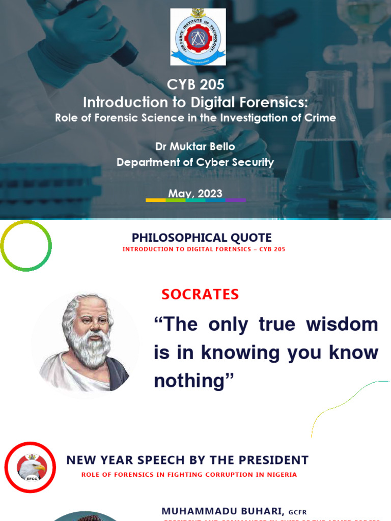 Cyb 205 Digital Forensics Afit 2023 | PDF | Computing