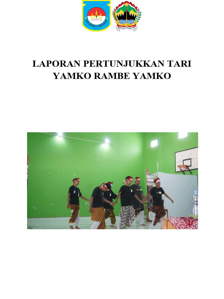 Laporan Tari Yamko Rambe Yamko | PDF