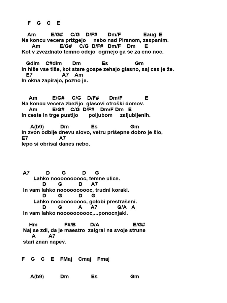 Lahko noč piran | PDF